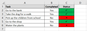 Tick Symbol in Excel: 12 Awesome Ways to Insert Tick and Cross Symbols ...