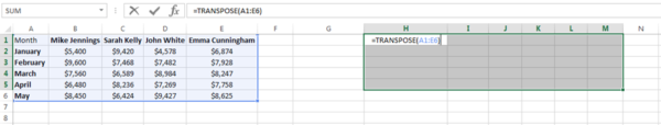 Transpose Data in Excel: 4 Easy Ways on How to Flip Data in Excel ...