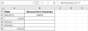 How to Remove First Two Characters in Excel: Excel Hack - Excel Master ...